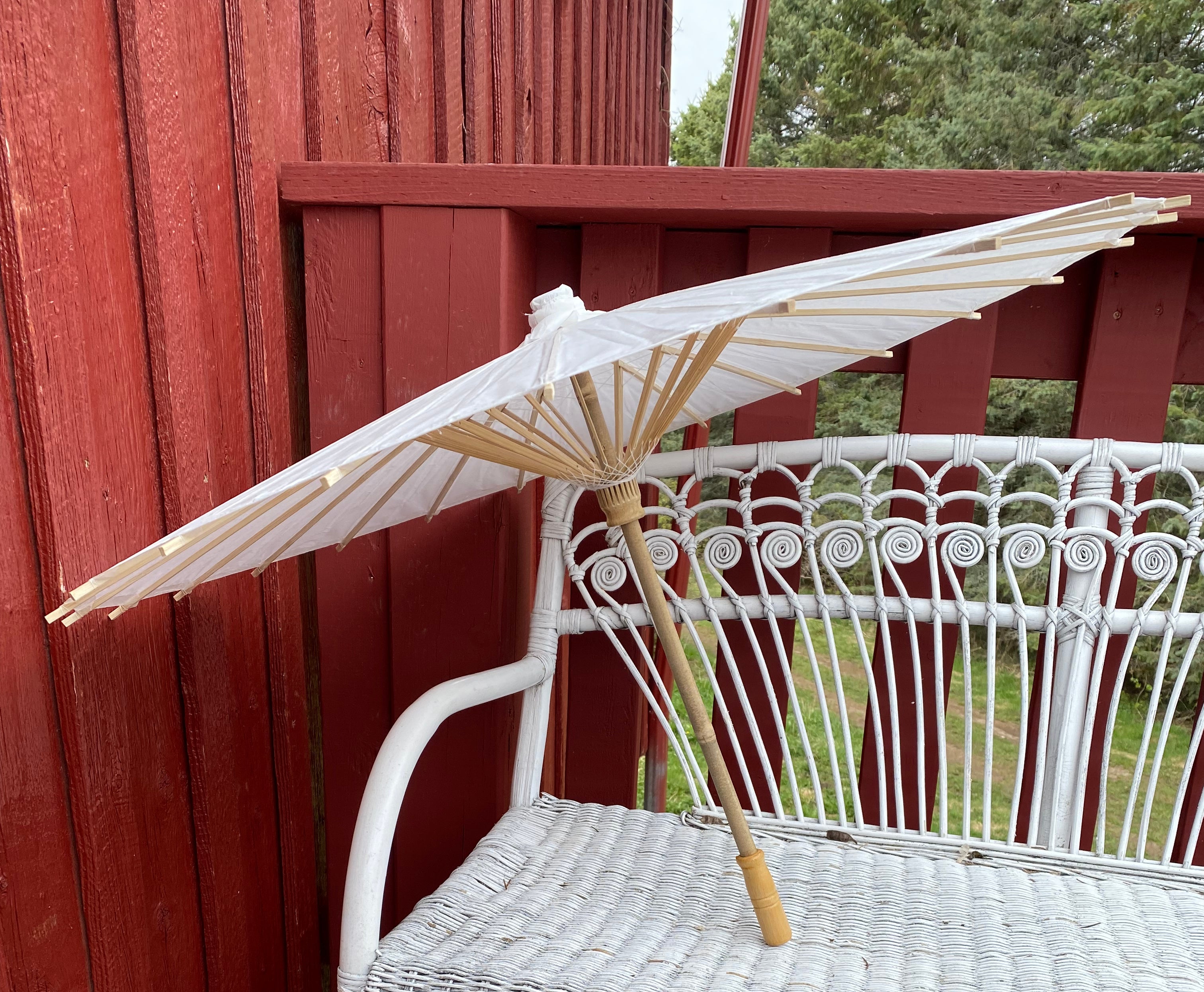 Paper + Wood Parasol – AVALON LAVENDER FARM